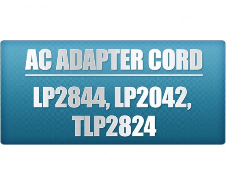AC Power Adapter Cord - Zebra Printer: LP2844, LP2042, TLP2824