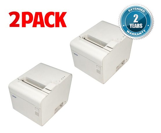 [2-PACK] Epson TM-T90 Thermal Receipt & Barcode Printer