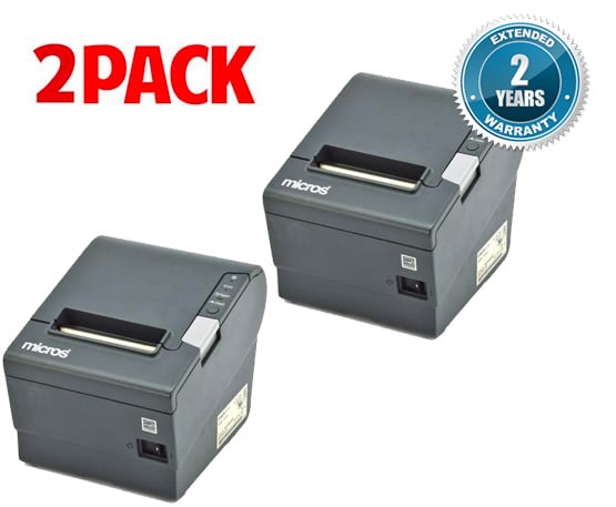 [2-PACK] Epson Micros TM-T88 Thermal Receipt and Barcode Printer