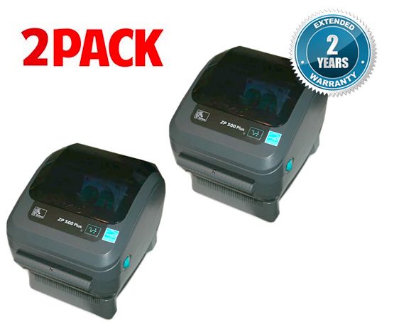 [2-PACK] Zebra ZP-500 Plus FedEx Ship Manager Shipping Label Printer