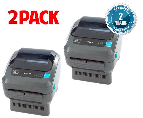 [2-PACK] Zebra ZP-505 FedEx Ship Manager Shipping Label Printer
